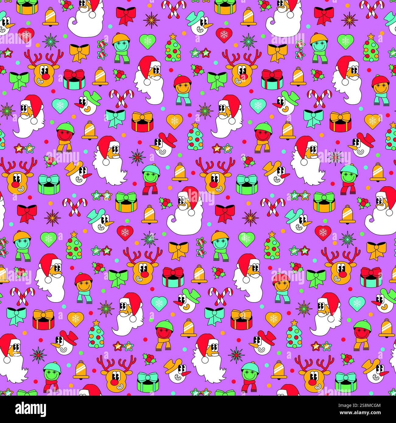 Paper toy santa snowman Stock Vector Images - Alamy