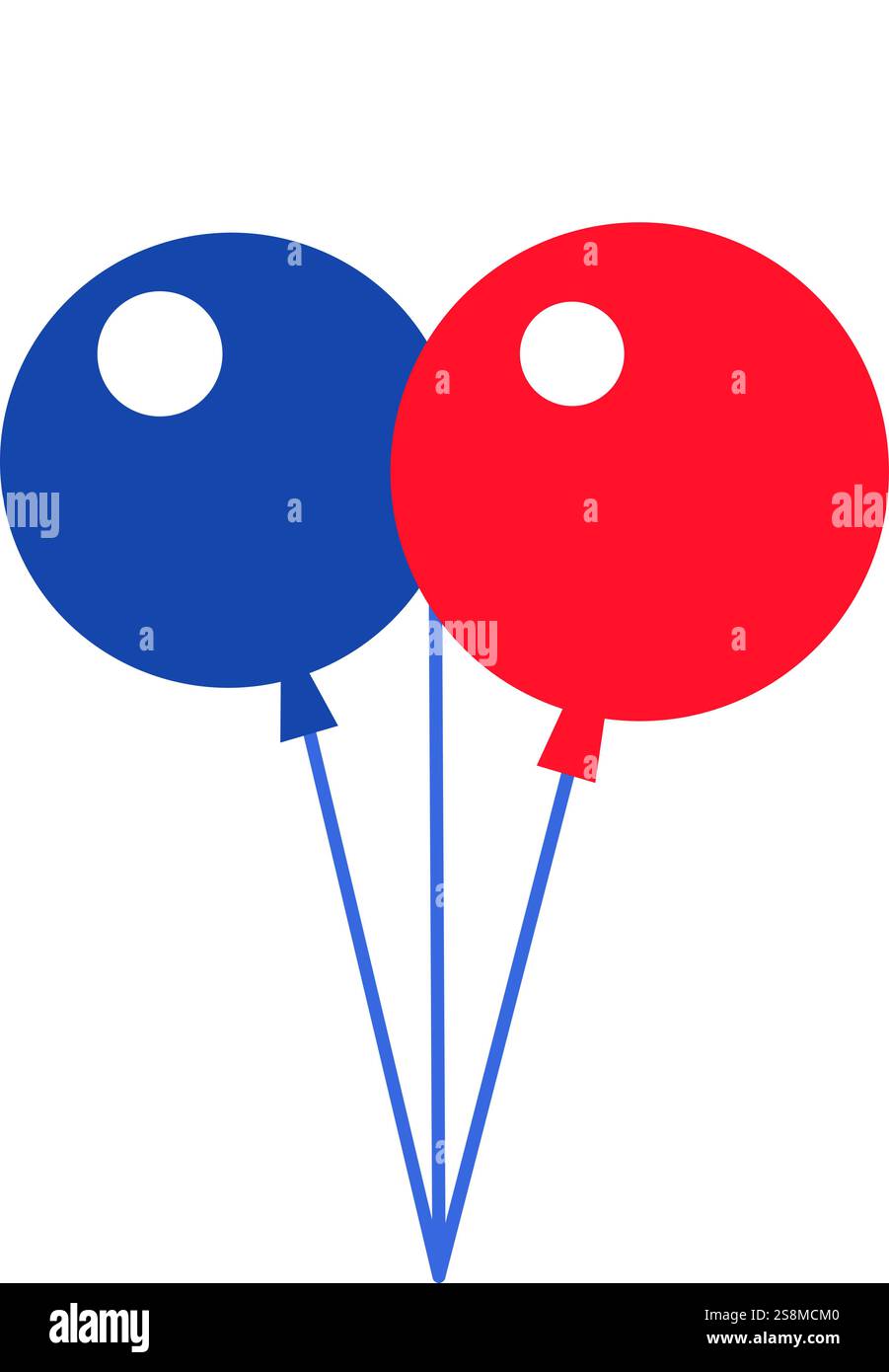 Balloon Bunch in colors of France flag, meeting foreign guests ...