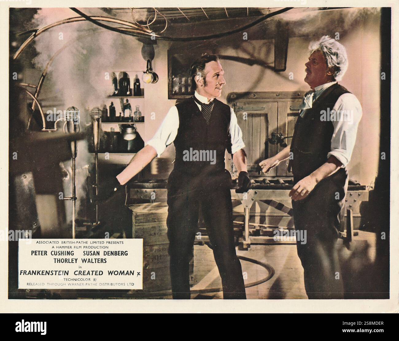 Frankenstein Created Woman (20th Century Fox, 1967). Hammer Horror Peter Cushing Stock Photo - Alamy