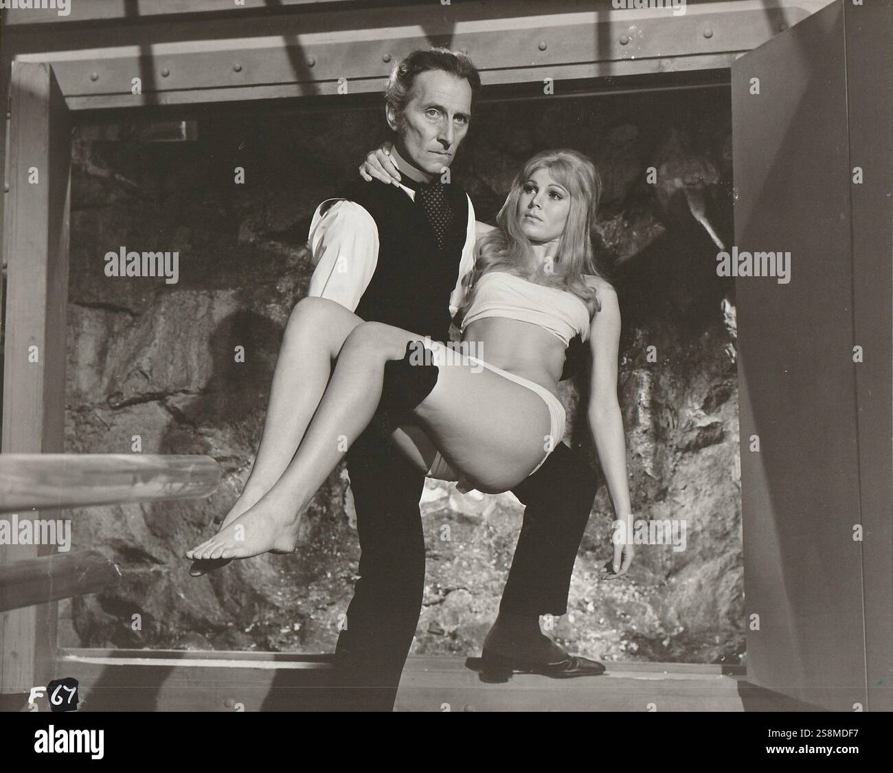 Frankenstein Created Woman (20th Century Fox, 1967). Hammer Horror Peter Cushing Stock Photo - Alamy