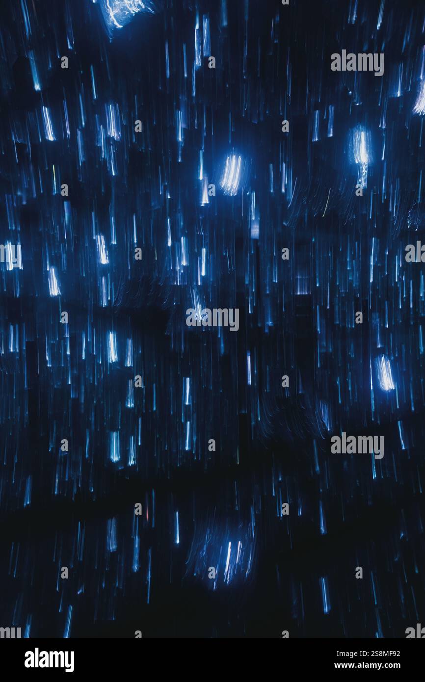 Abstract background shimmering neon lines hi-res stock photography and ...