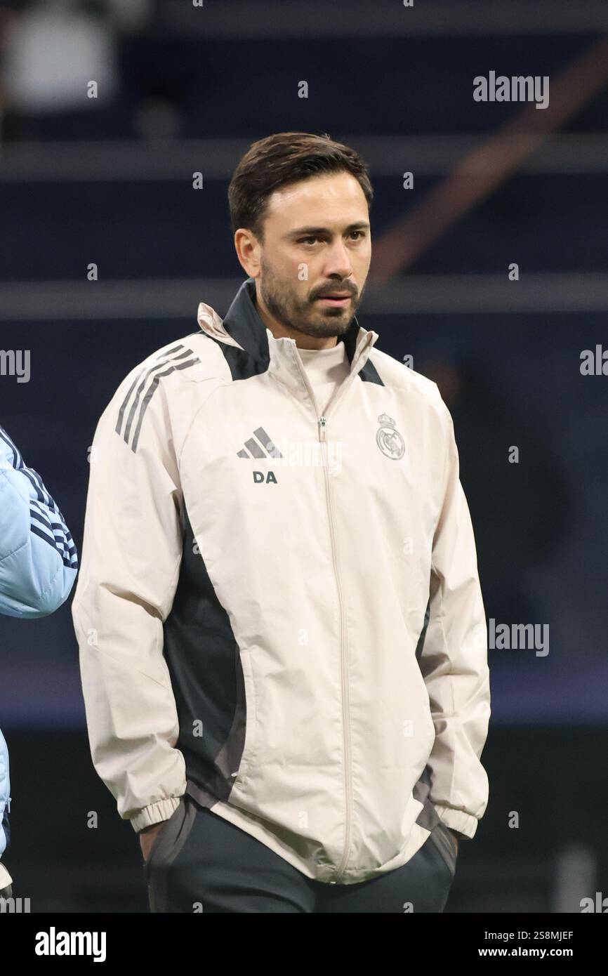 MADRID, SPAIN - JANUARY 22: assistant Coach Davide Ancelotti of Real ...