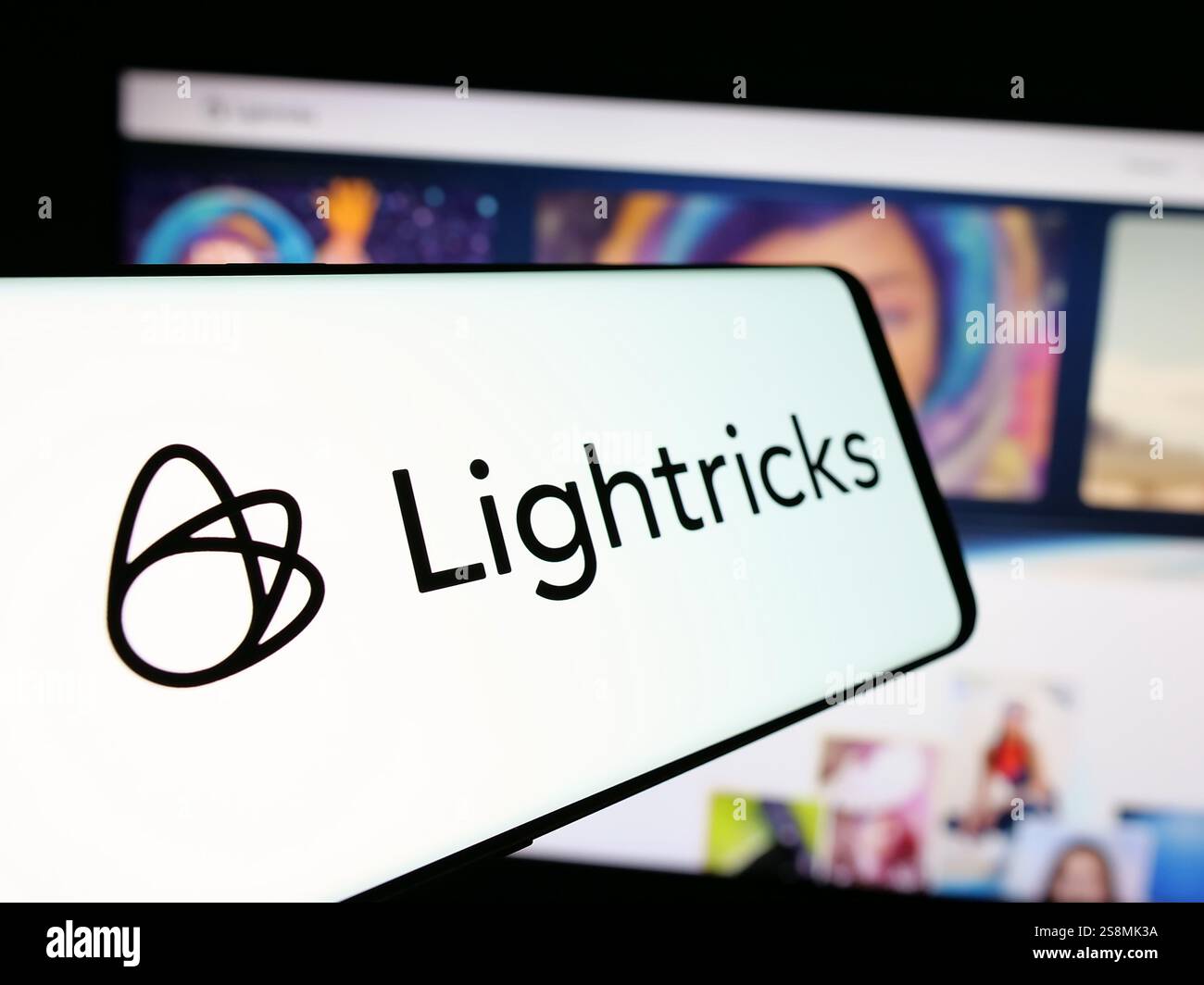 Germany. 21st Oct, 2024. In this photo illustration, a cellphone with ...