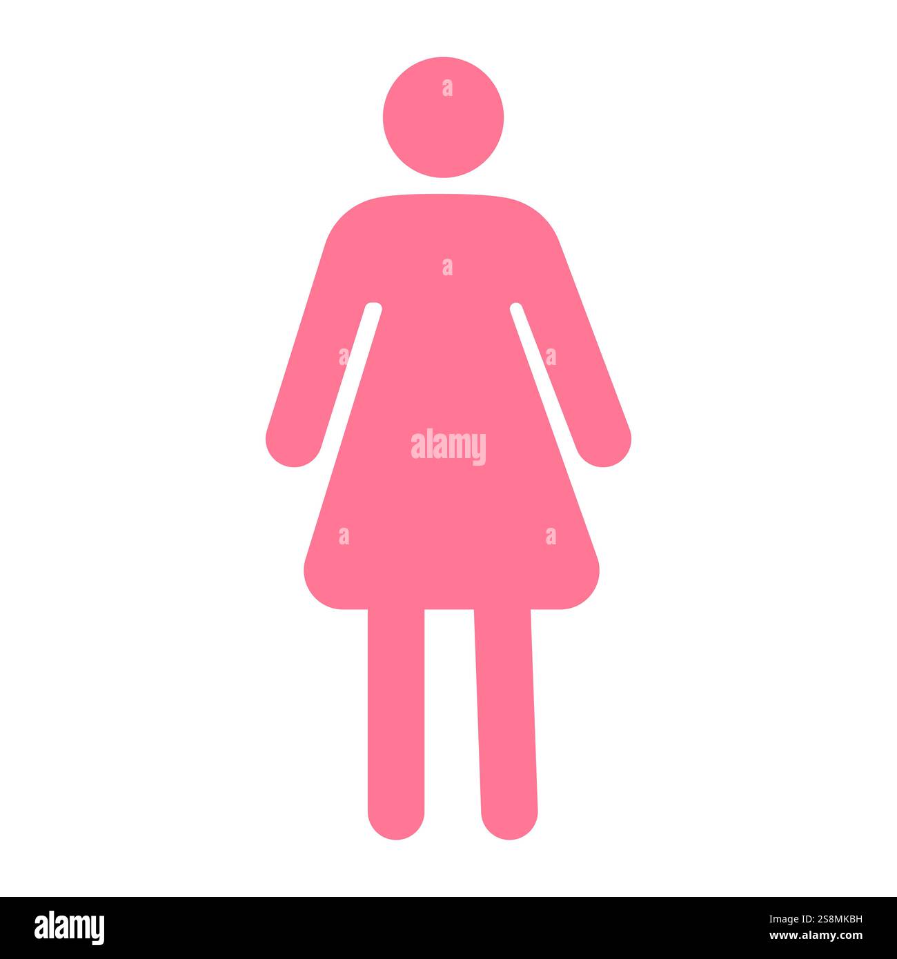 Pink Female Gender Symbol Icon girl woman Stock Vector Image & Art - Alamy