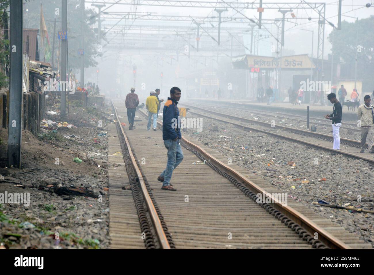 Siliguri, West Bengal, India. 23rd Jan, 2025. Residents of Siliguri ...