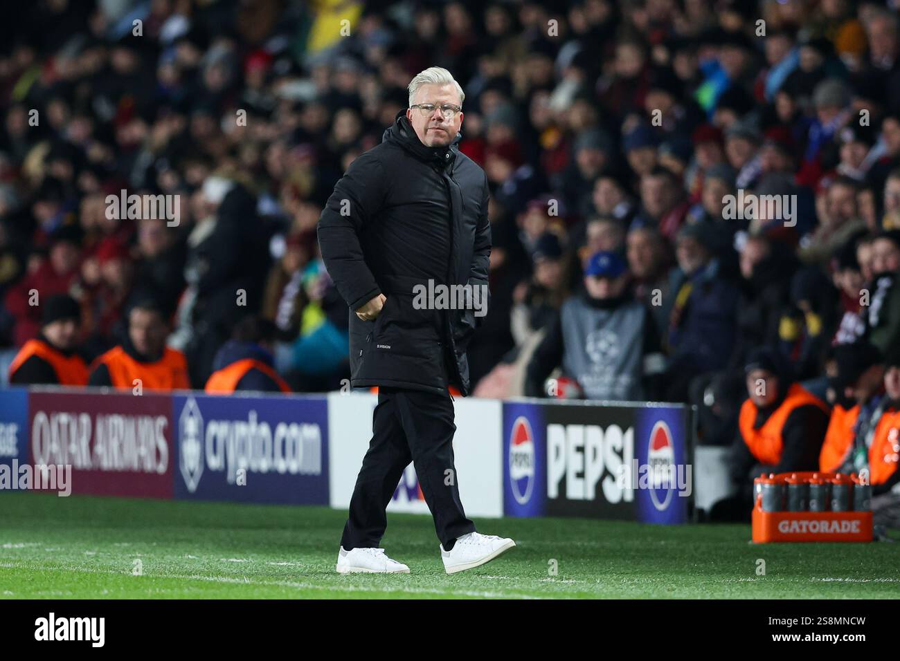 Prague, Czech Republic. 22nd Jan, 2025. Coach Lars Friis of Sparta ...