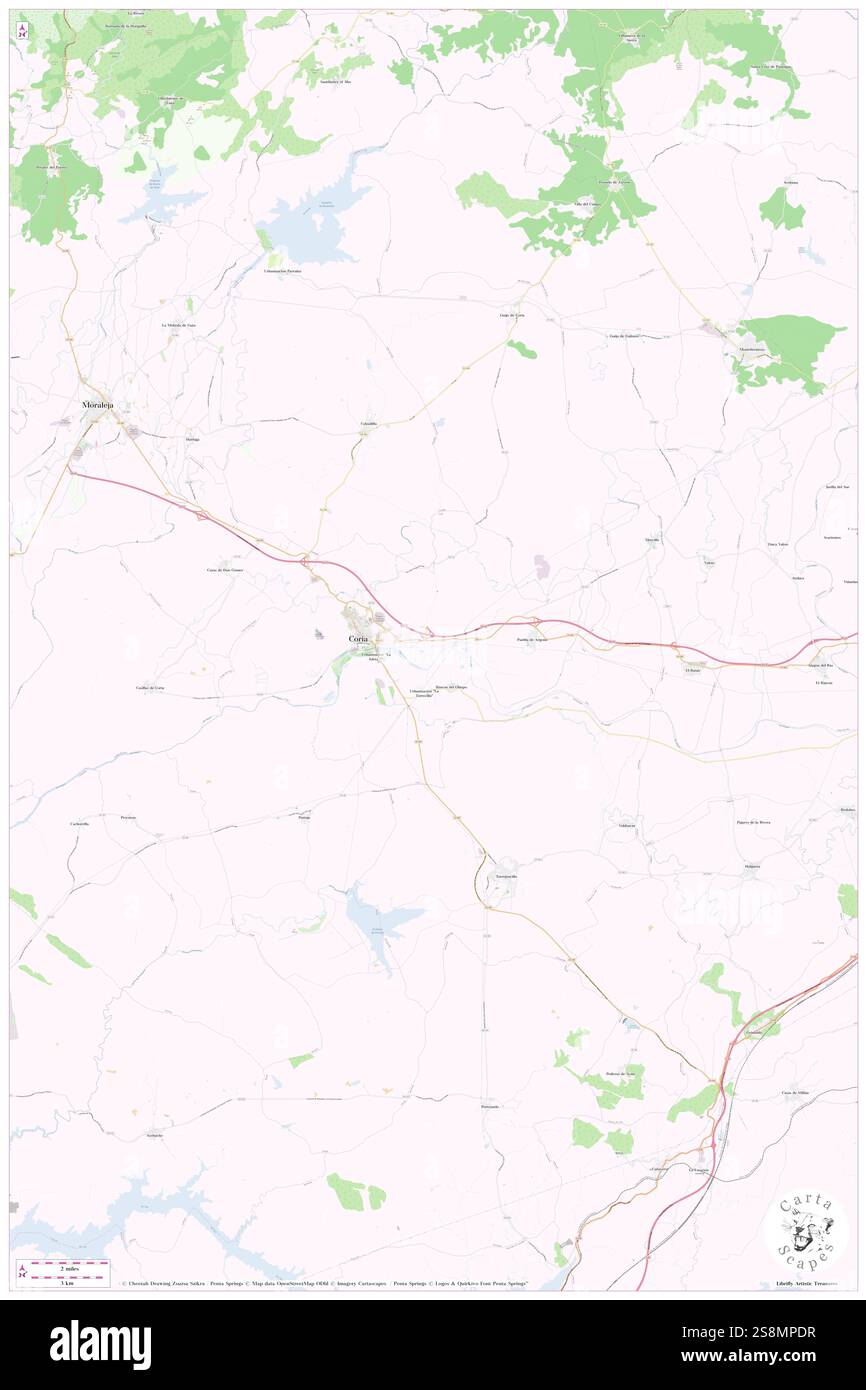 Coria spain map Cut Out Stock Images & Pictures - Alamy