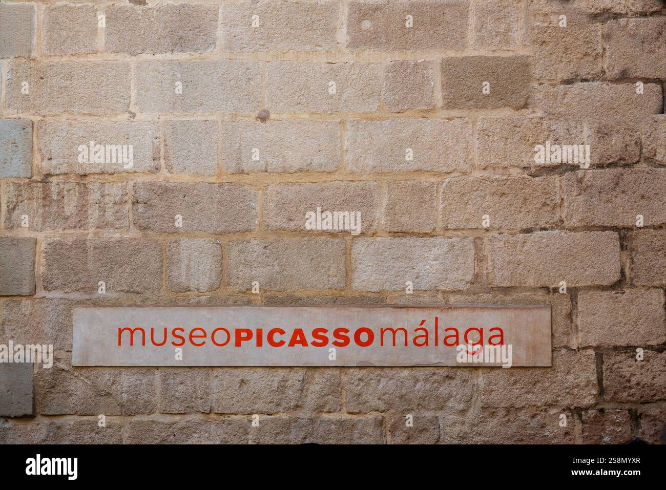 Malaga, Spain, 30 December 2024 picasso museum and gallery exhibiting ...