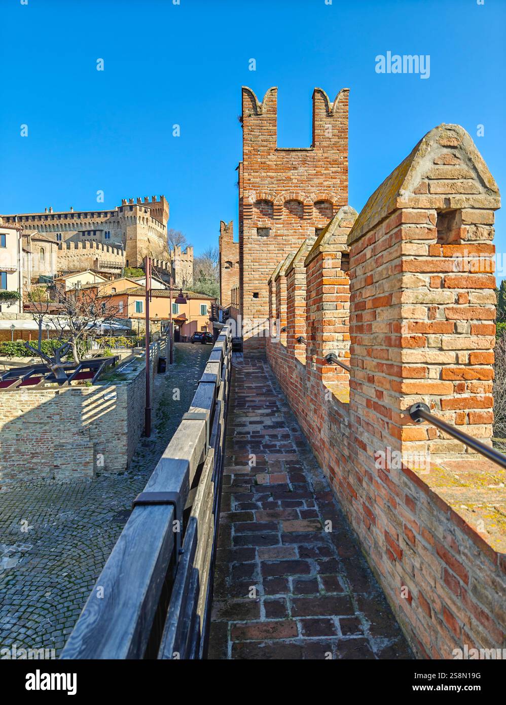 Listed among the most beautiful villages in Italy, Gradara displays a ...