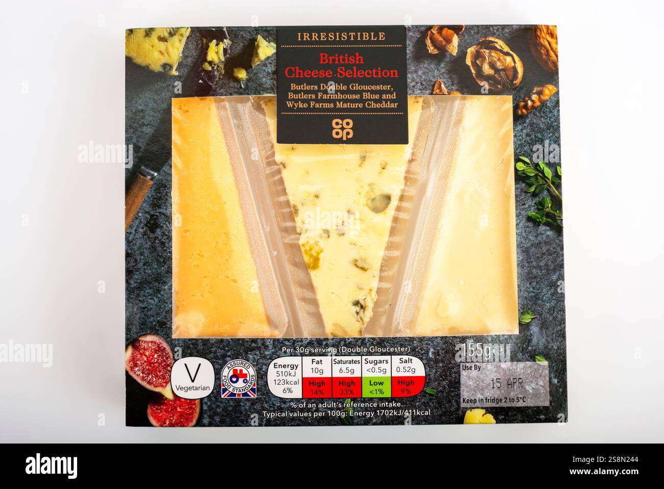 Coop Irresistible British cheese selection Stock Photo - Alamy