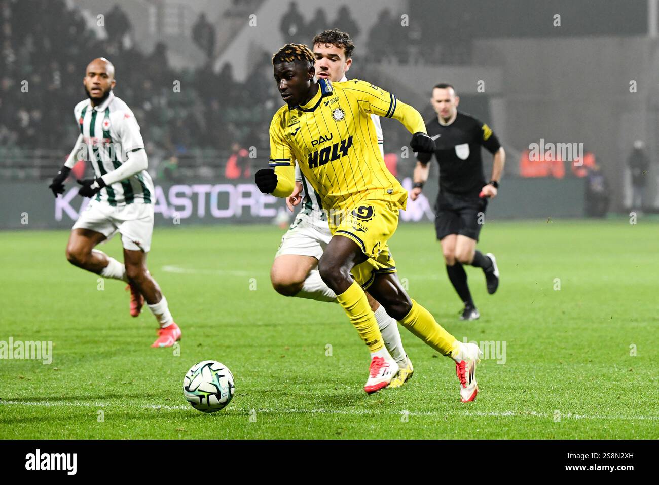 09 Pathe MBOUP (pau) during the Ligue 2 BKT match between Red Star and ...