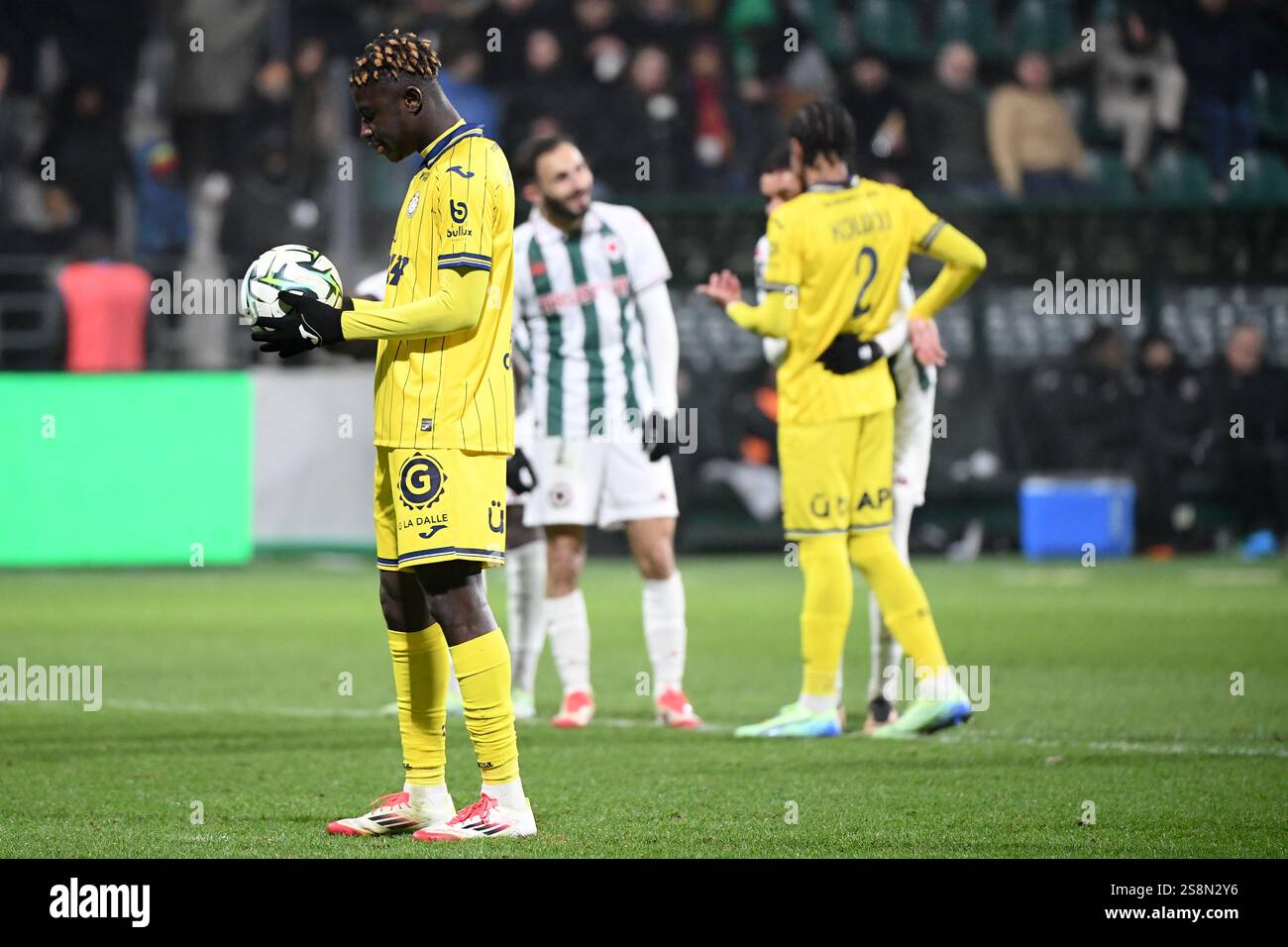 09 Pathe MBOUP (pau) during the Ligue 2 BKT match between Red Star and ...