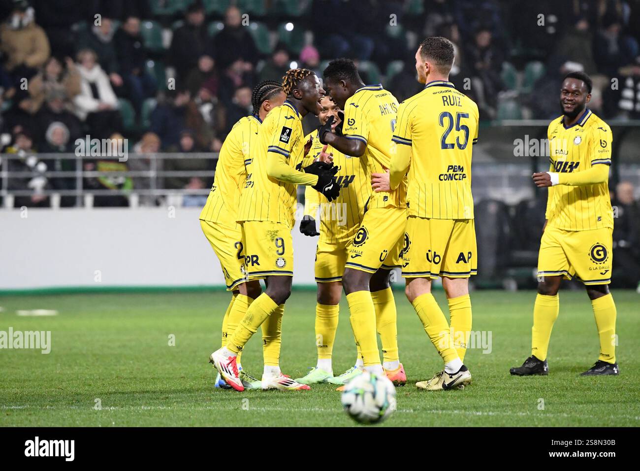 09 Pathe MBOUP (pau) during the Ligue 2 BKT match between Red Star and ...
