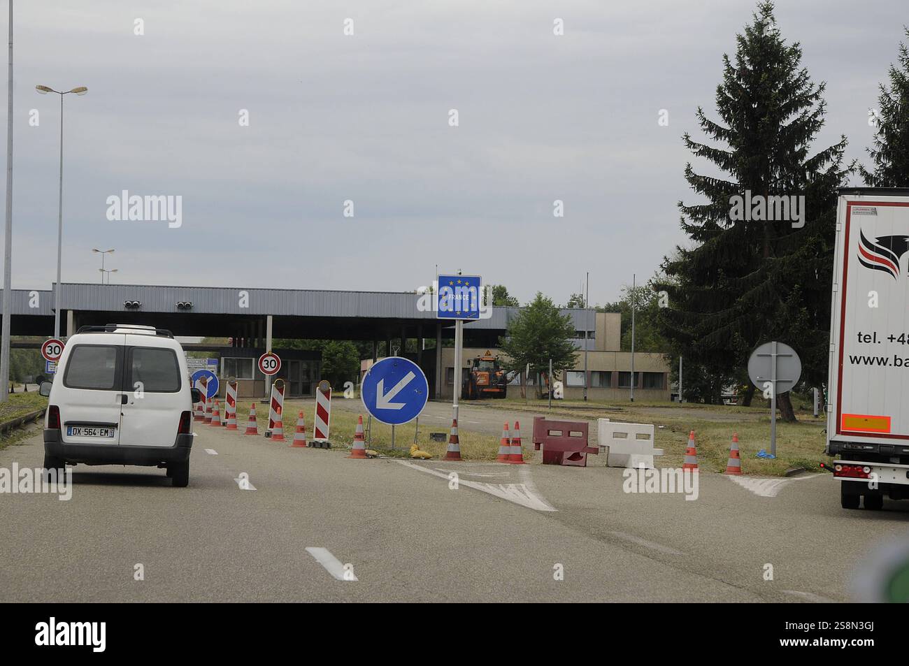 REGION ALSACE /FRANCE GERMANY - 27June 2017. French crossing from ...