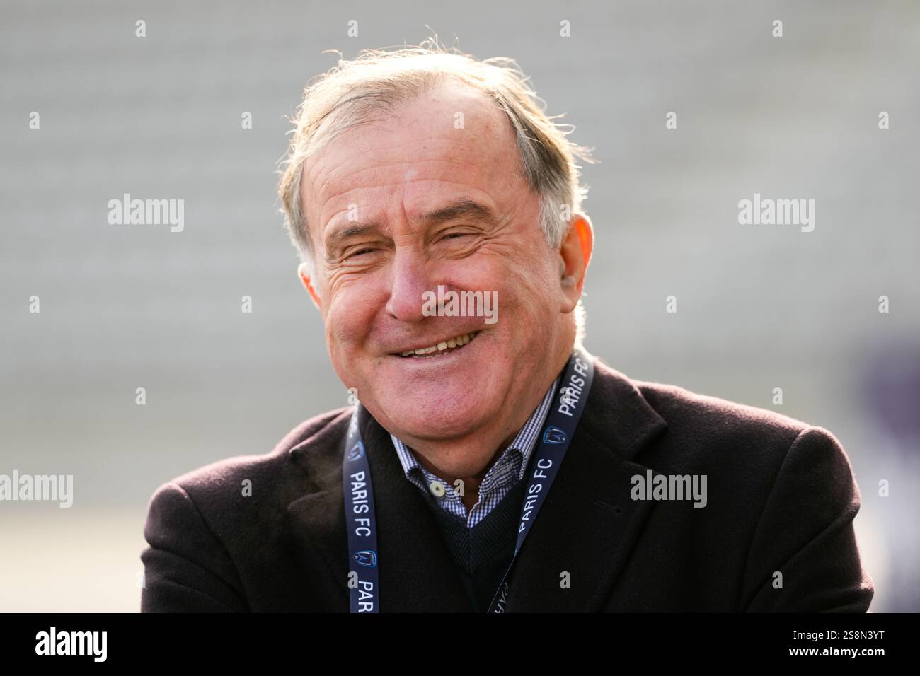PIERRE FERRACCI (President Paris fc) during the Ligue 2 BKT match ...