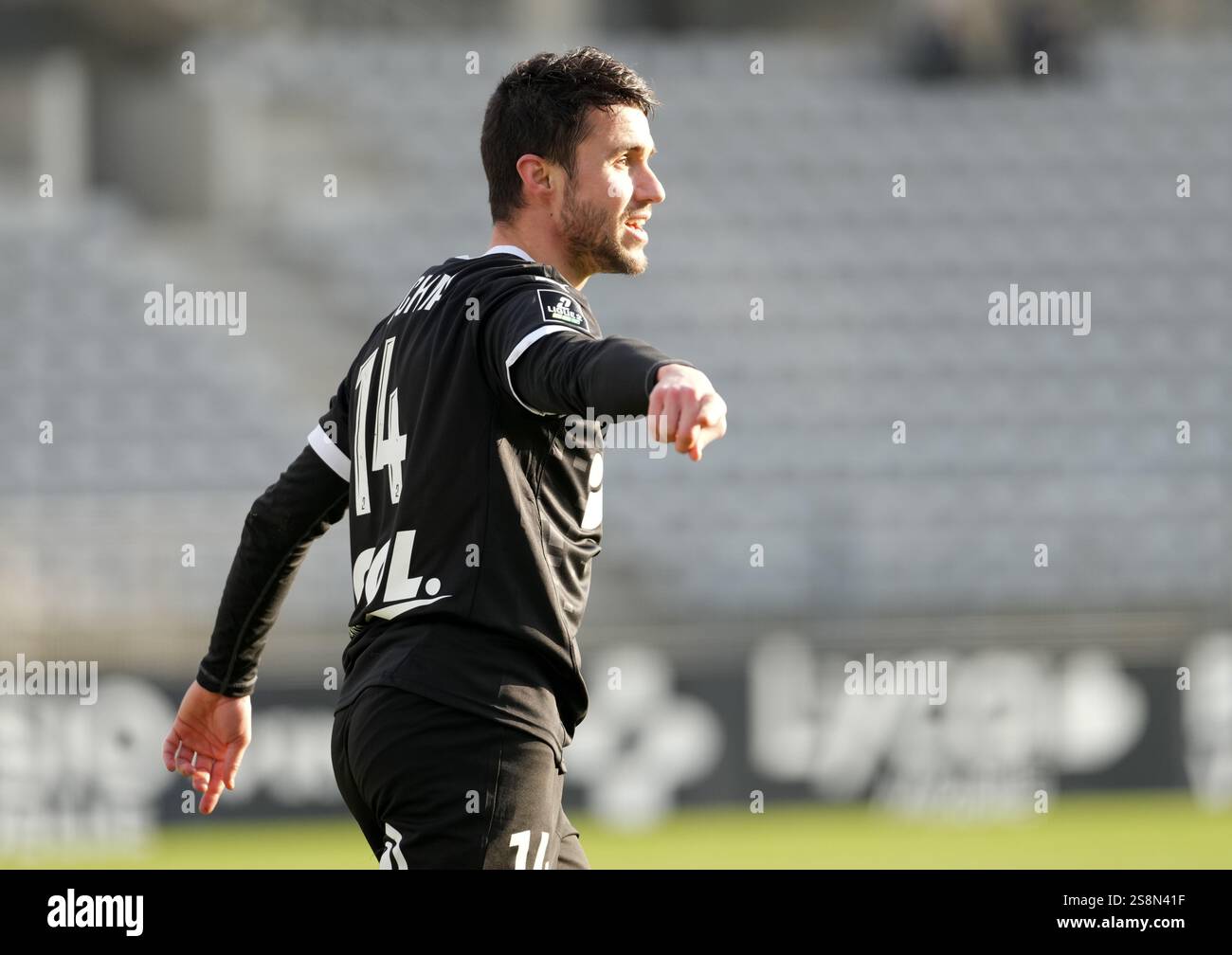14 Sebastien CORCHIA (asc) during the Ligue 2 BKT match between Paris ...