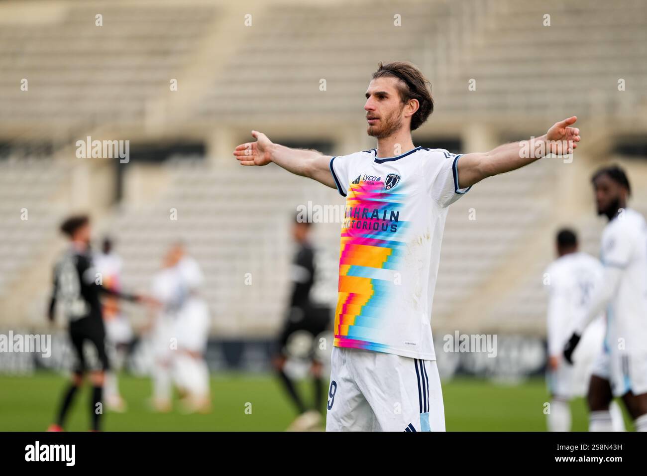 29 Pierre-Yves HAMEL (pfc) during the Ligue 2 BKT match between Paris ...