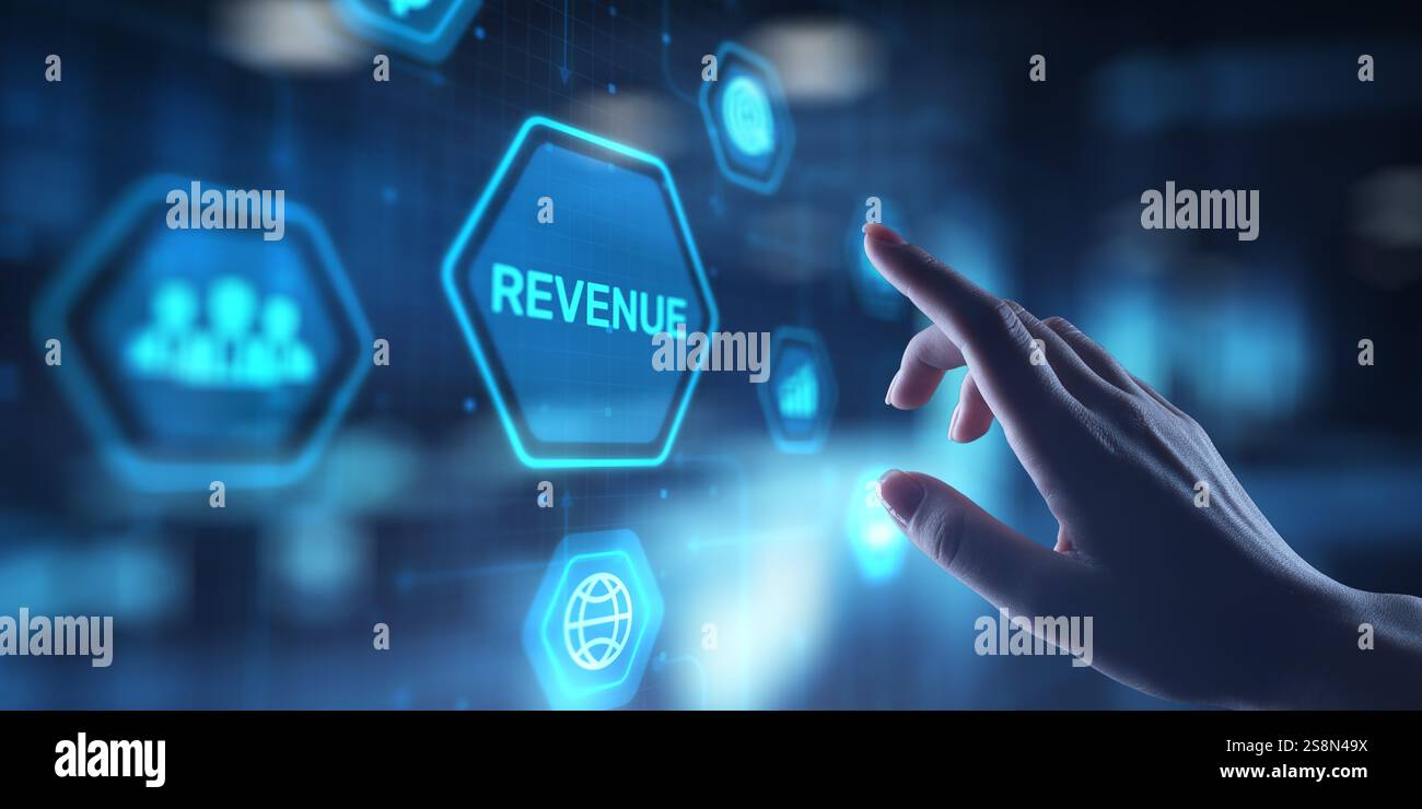 Revenue Maximizing Income and Profitability, projection on a virtual ...