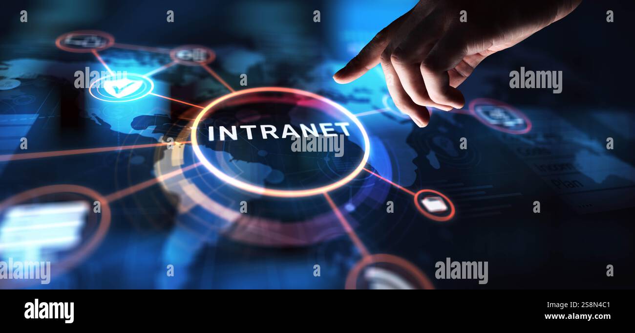 Intranet Enhancing Internal Communication and Collaboration, projection ...