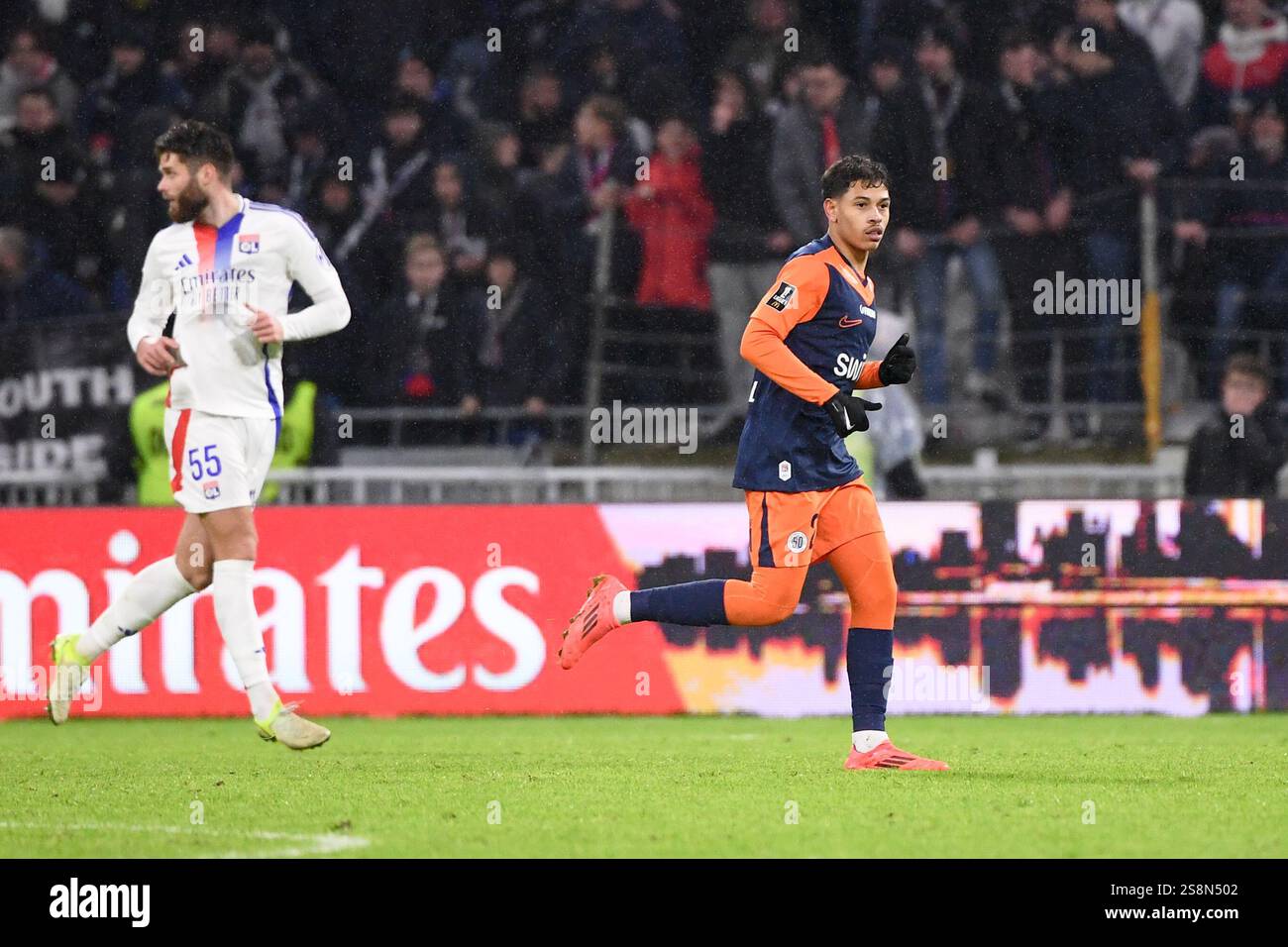 22 Khalil FAYAD (mhsc) during the Ligue 1 McDonald's match between Lyon ...