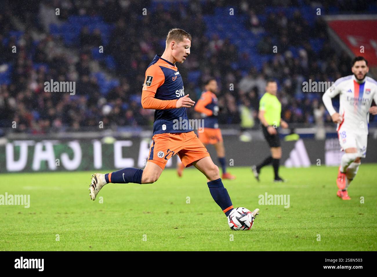 27 Becir OMERAGIC (mhsc) during the Ligue 1 McDonald's match between Lyon and Montpellier at ...