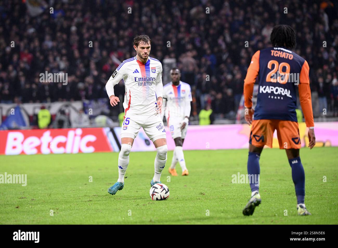 15 Tanner TESSMANN (ol) during the Ligue 1 McDonald's match between ...
