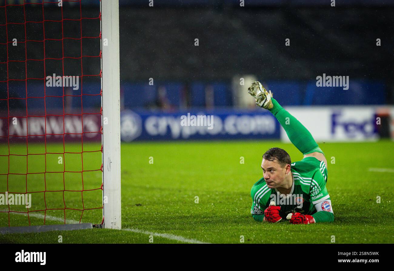 Rotterdam, Netherlands. 22nd Jan 2025. Manuel Neuer (FCB) Feyenoord ...