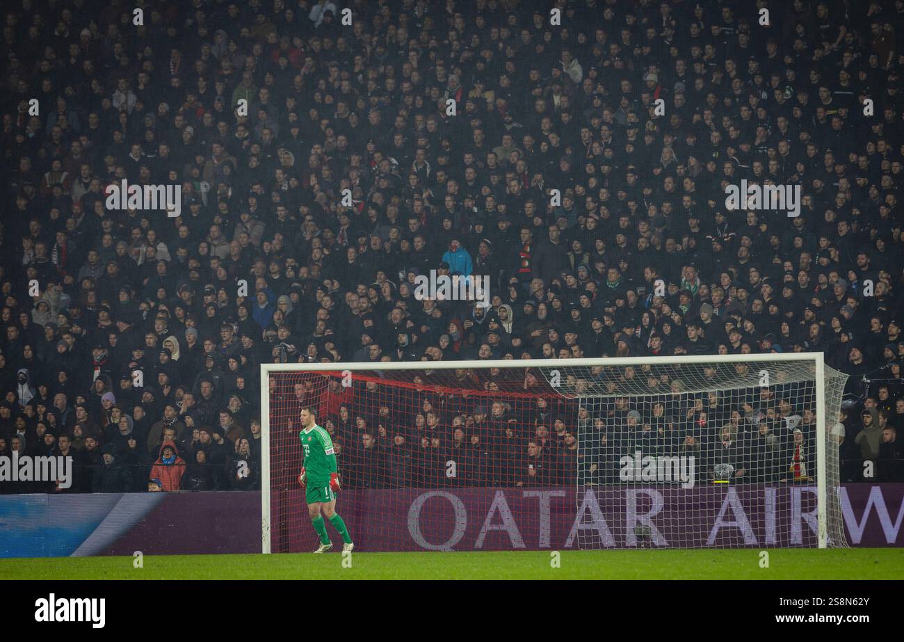 Rotterdam, Netherlands. 22nd Jan 2025. Manuel Neuer (FCB) Feyenoord ...