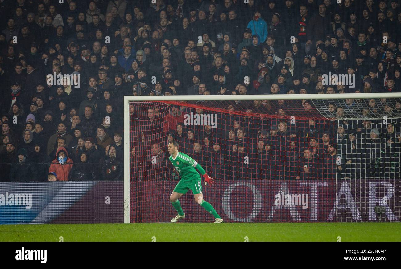 Rotterdam, Netherlands. 22nd Jan 2025. Manuel Neuer (FCB) Feyenoord ...