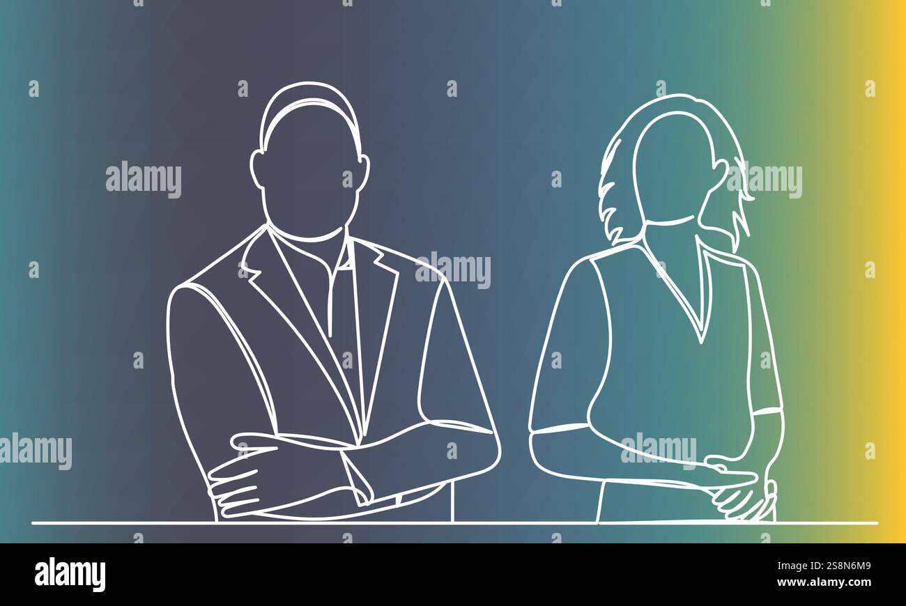 Minimalist line drawing man hi-res stock photography and images - Alamy