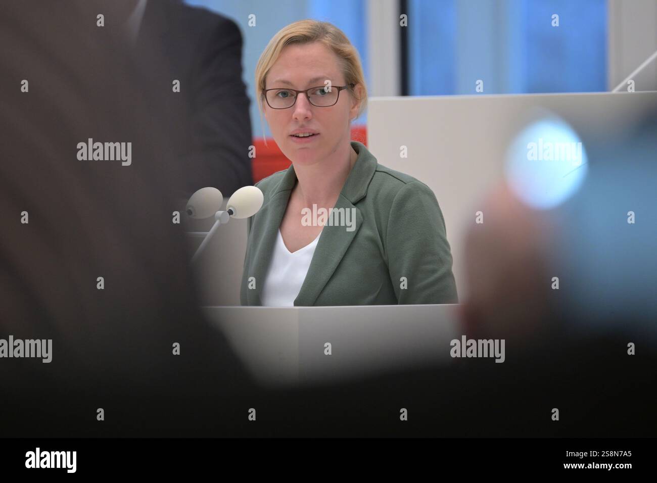 Potsdam, Germany. 23rd Jan, 2025. Lena Kotré (AfD), member of ...