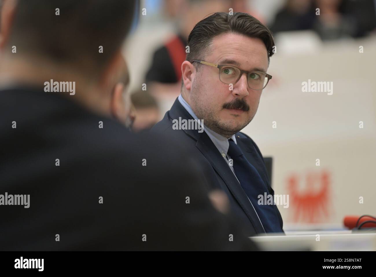 Potsdam, Germany. 23rd Jan, 2025. Benjamin Filter (AfD), Member of ...