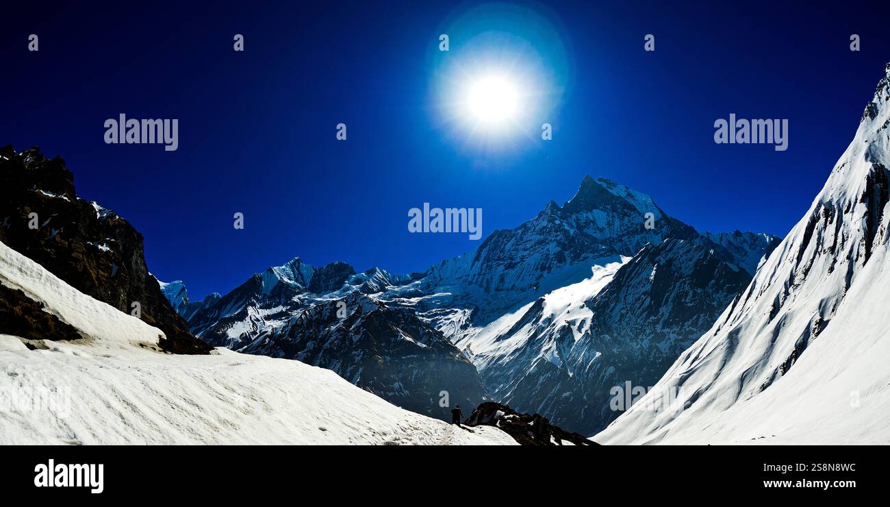 Machapuchare Holy Mountain, Fish Tail, Machapuchare Base Camp Area ...