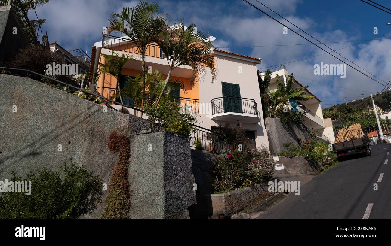 Residential area with palm trees hi-res stock photography and images ...