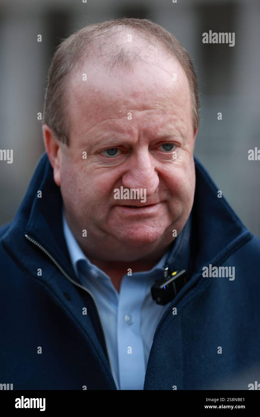 Independent TD Michael Collins arrives at Leinster House, Dublin. The ...