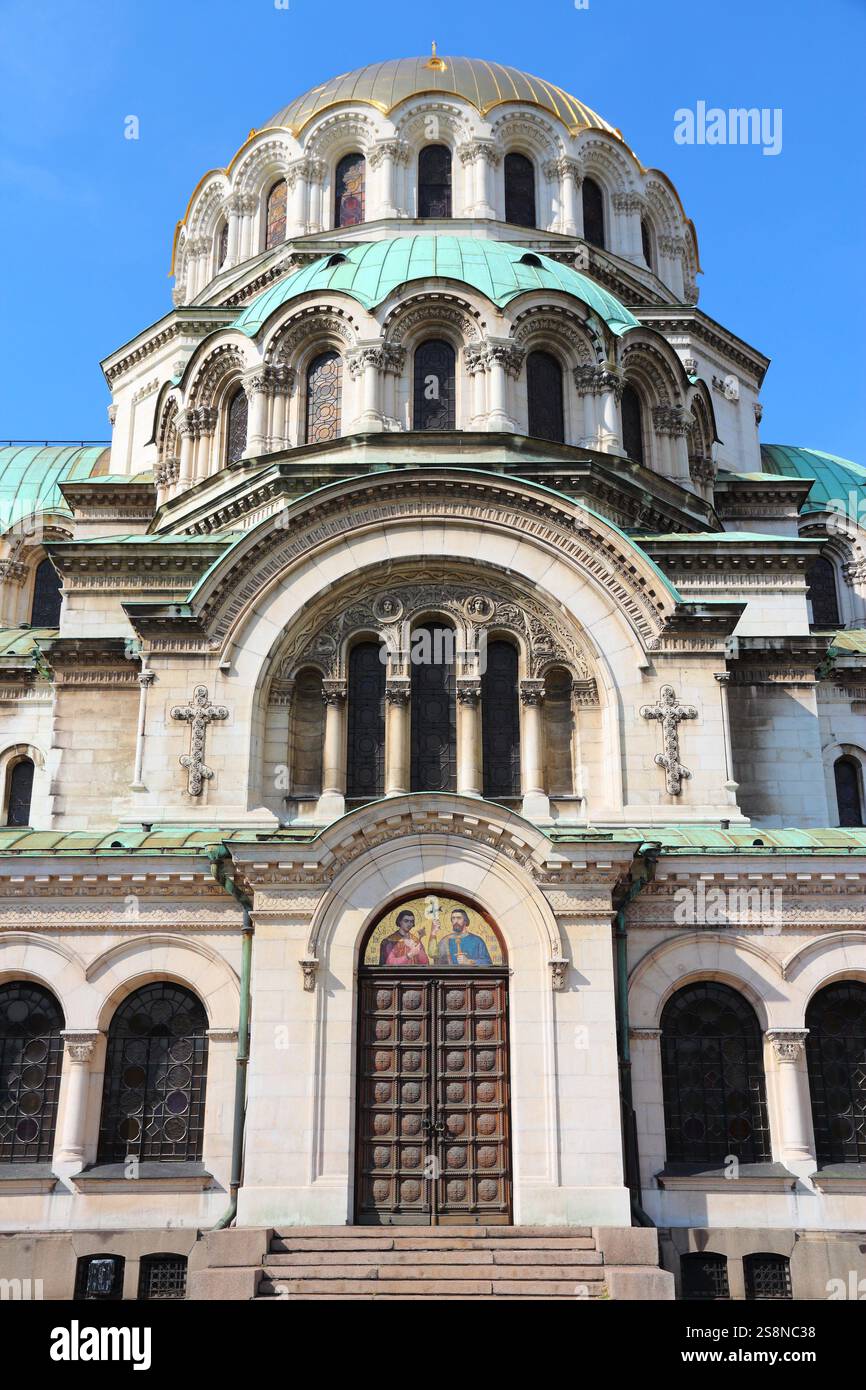 Bulgaria - Sofia Cathedral of St. Alexander Nevsky. Balkan landmarks ...