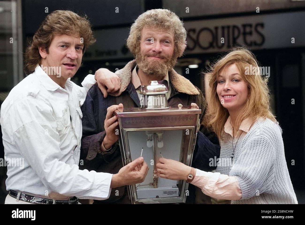 Actors Patrick Mower, Peter Gilmore and Prunella Gee touring with the ...