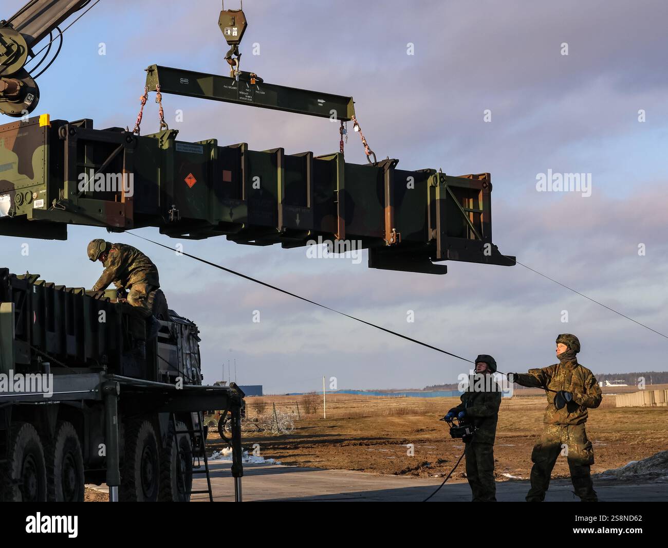 German Minister of Defence Boris Pistorius visits German soldiers as hi ...