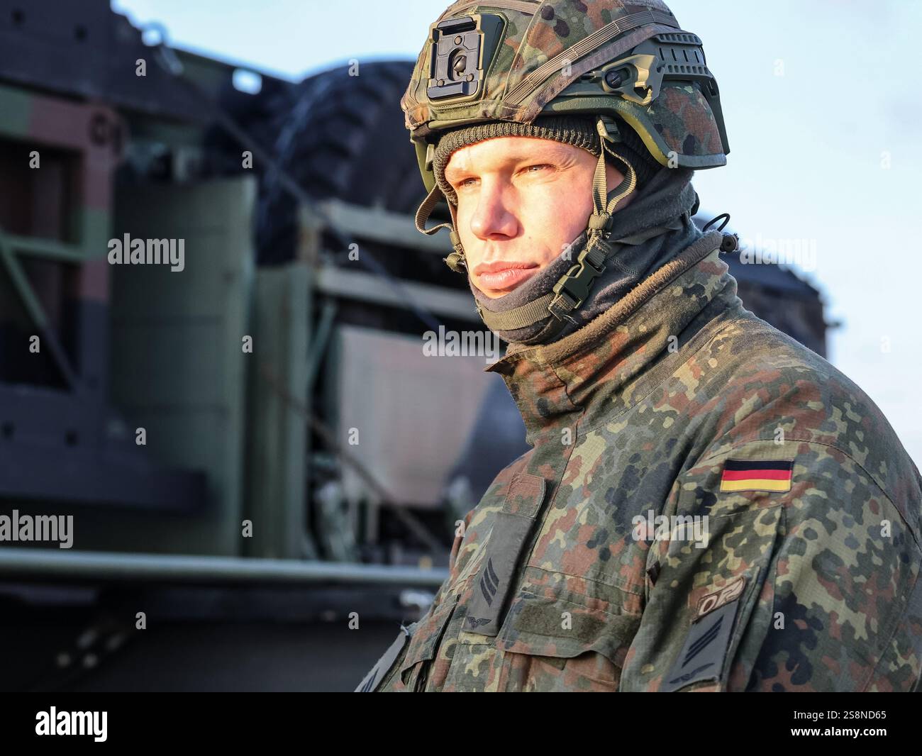 German Minister of Defence Boris Pistorius visits German soldiers as hi ...