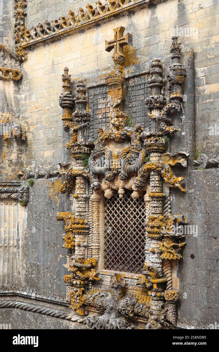 Tomar Monastery Manueline architecture. Tomar Convent of Christ ...