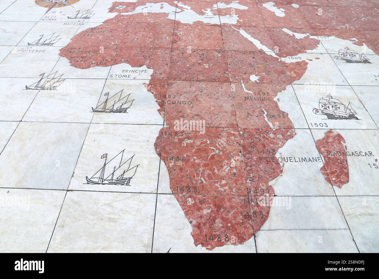 Portugal colony map hi-res stock photography and images - Alamy