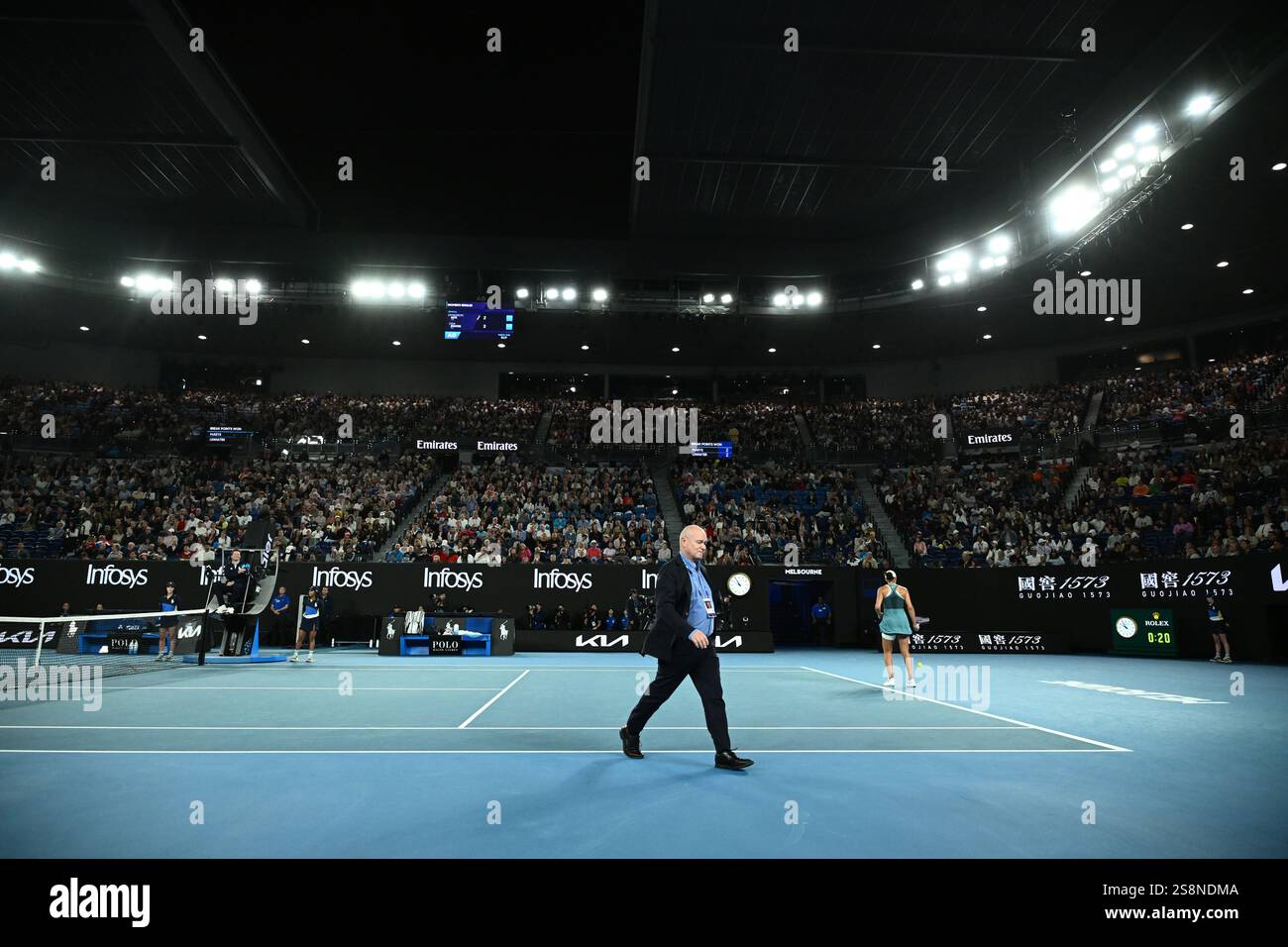 Melbourne, Australia. 23rd Jan, 2025. Australian Open referee Wayne ...