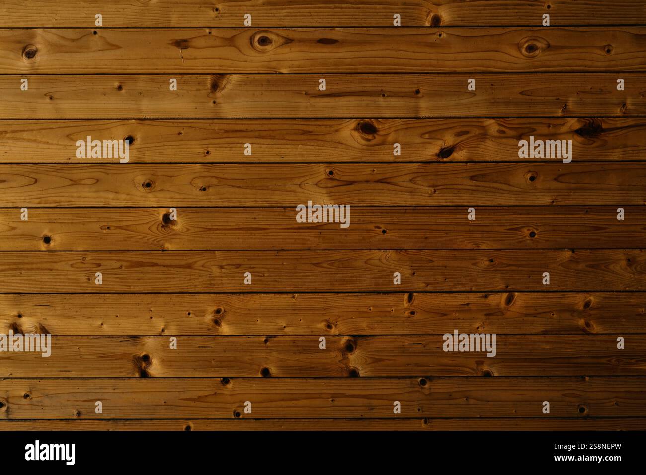 Pine wood wall dark brown background. Pine boards building paneling ...