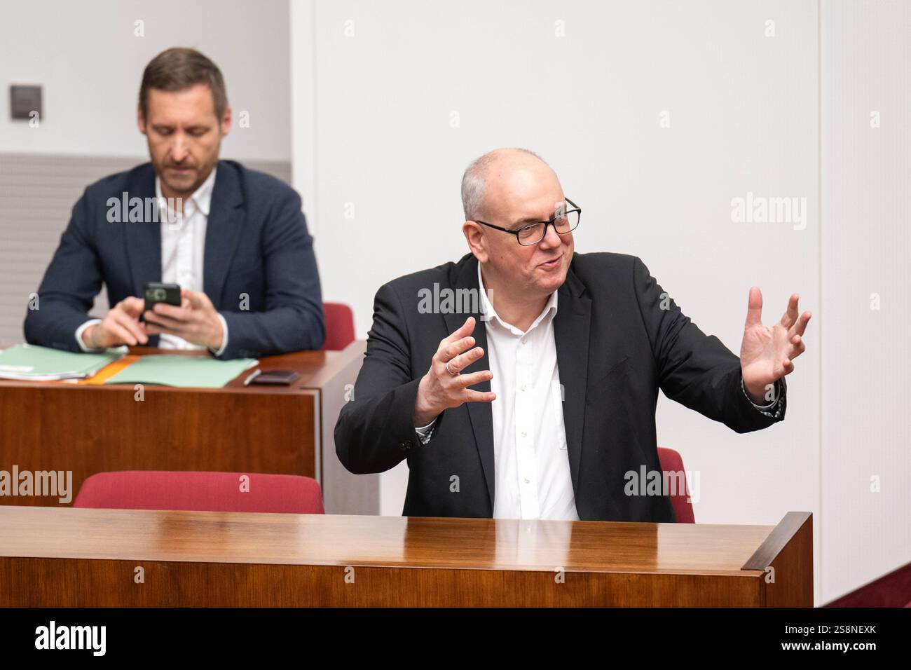 Bremen, Germany. 23rd Jan, 2025. Andreas Bovenschulte (SPD), Mayor of ...