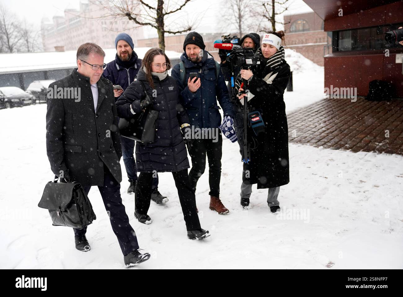 Oslo 20250123. Norwegian Minister of Defense Bjorn Arild Gram (Sp ...