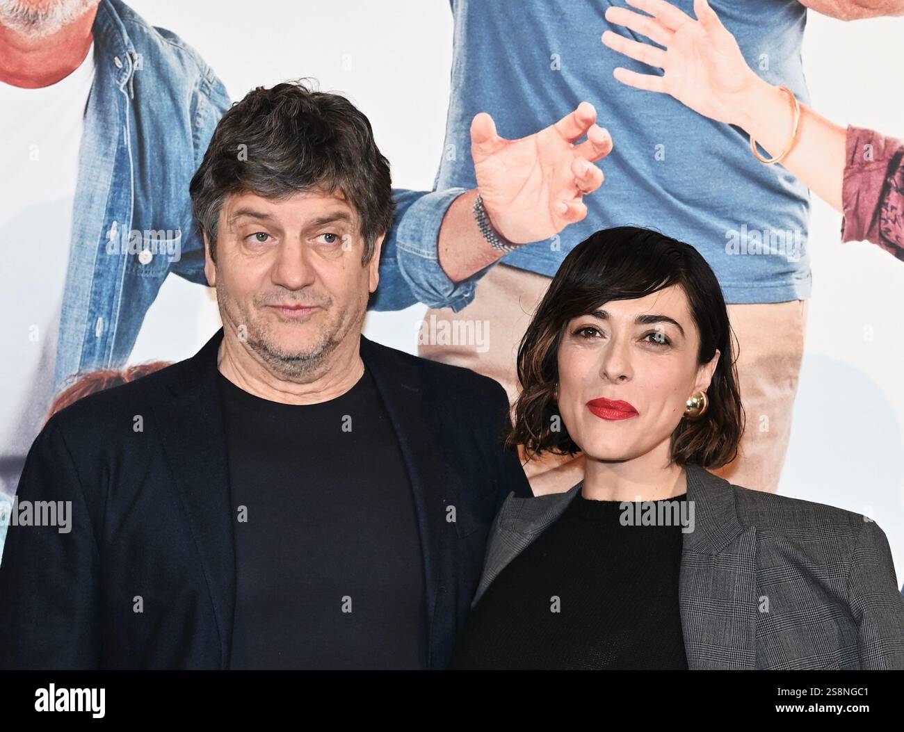 Milan, . 22nd Jan, 2025. Milan, Italy 10 DAYS WITH HIS films photocall ...