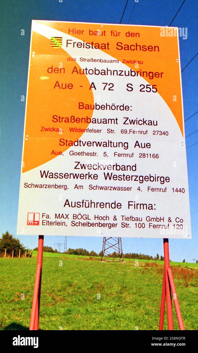 RECORD DATE NOT STATED Baubeginn Autobahnzubringer 1997, Baubeginn und ...