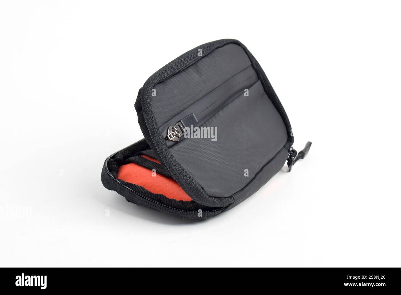 Bag Wallet isolated on white background. to store small personal items ...