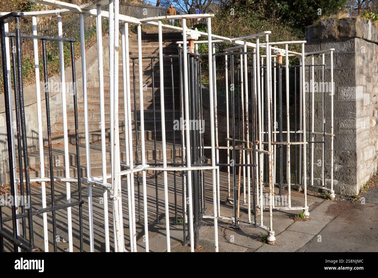metal rotating pedestrian gates to phoenix park dublin republic of ...