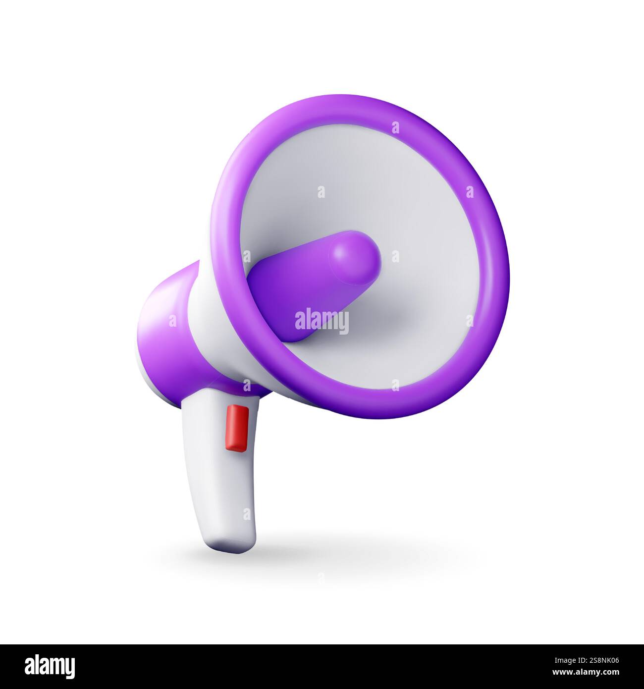 3d realistic megaphone marketing Cut Out Stock Images & Pictures - Alamy